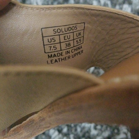 Soludos | Shoes | Soludos Block Heel Ankle Rope Sandals Size Us 75 ...